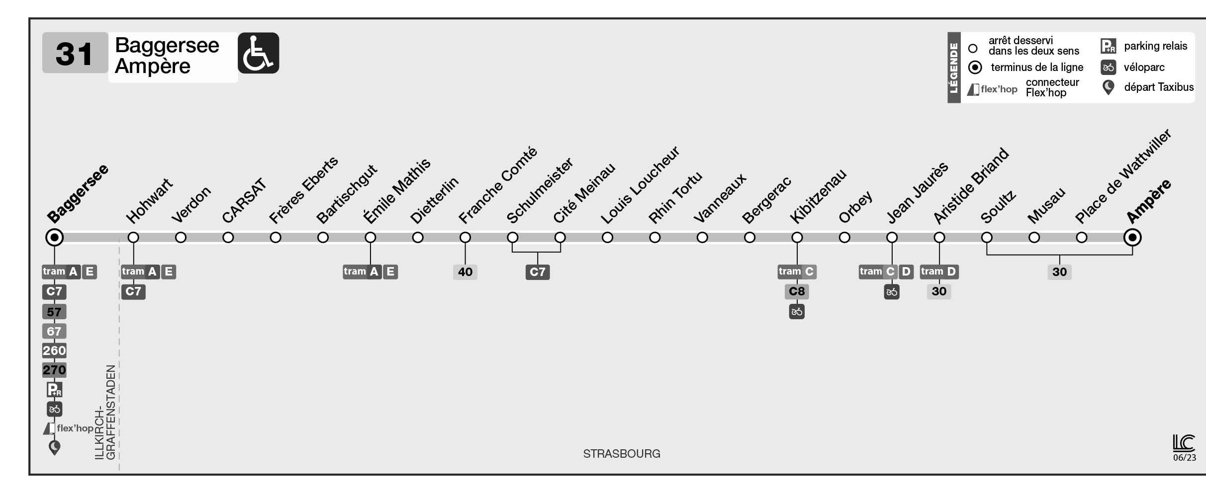 Bus 31 : horaires, plan et itinéraire